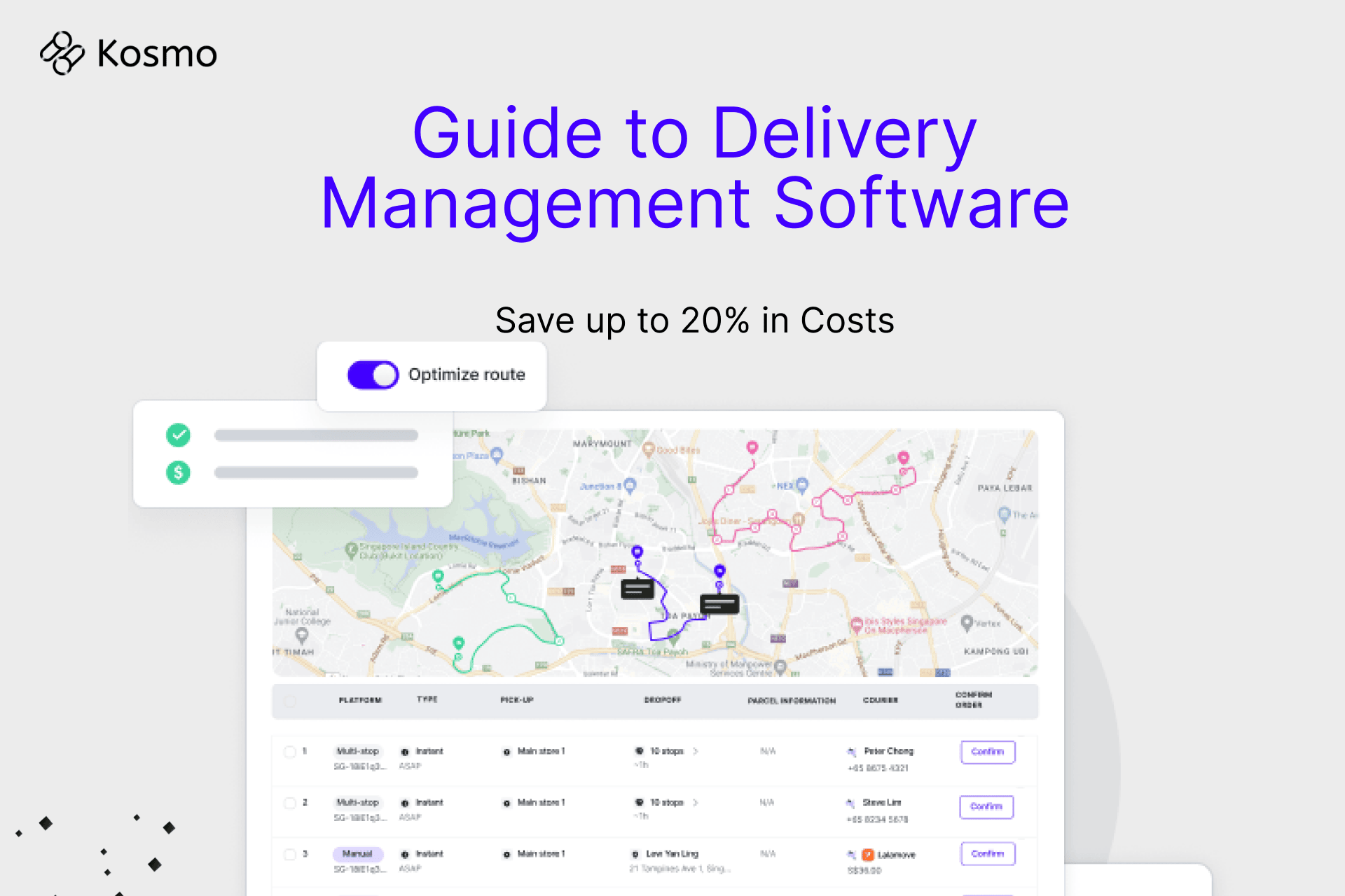 Guide to Delivery Management Software by Kosmo Delivery